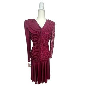 Filigree | Dresses | Nwt Vtg 8s Filigree Burgundy Lace And Embellished ...